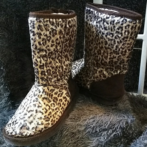 Deb | Shoes | Sequin Cheetah Slippers | Poshmark